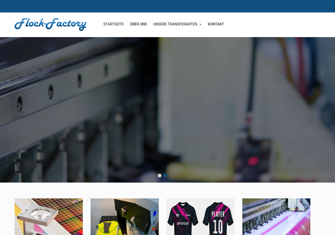 Digitaler Flextransfer - Flock Factory